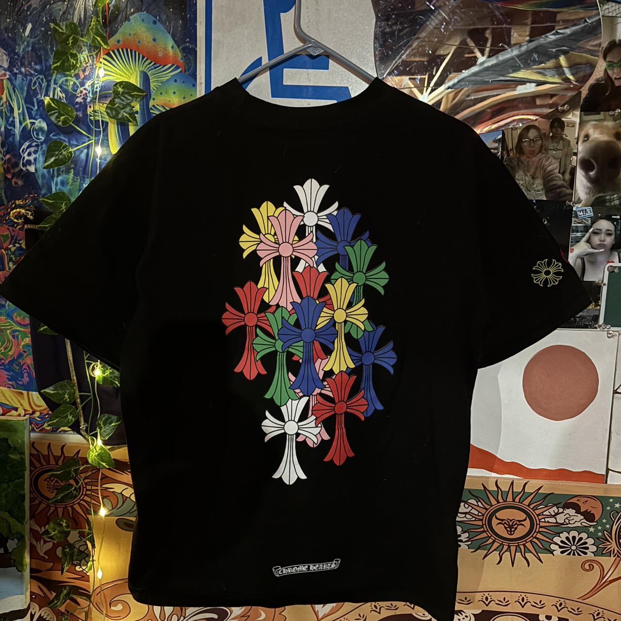 Men’s Large Chrome Hearts Tee Shirt!! It’s in... - Depop