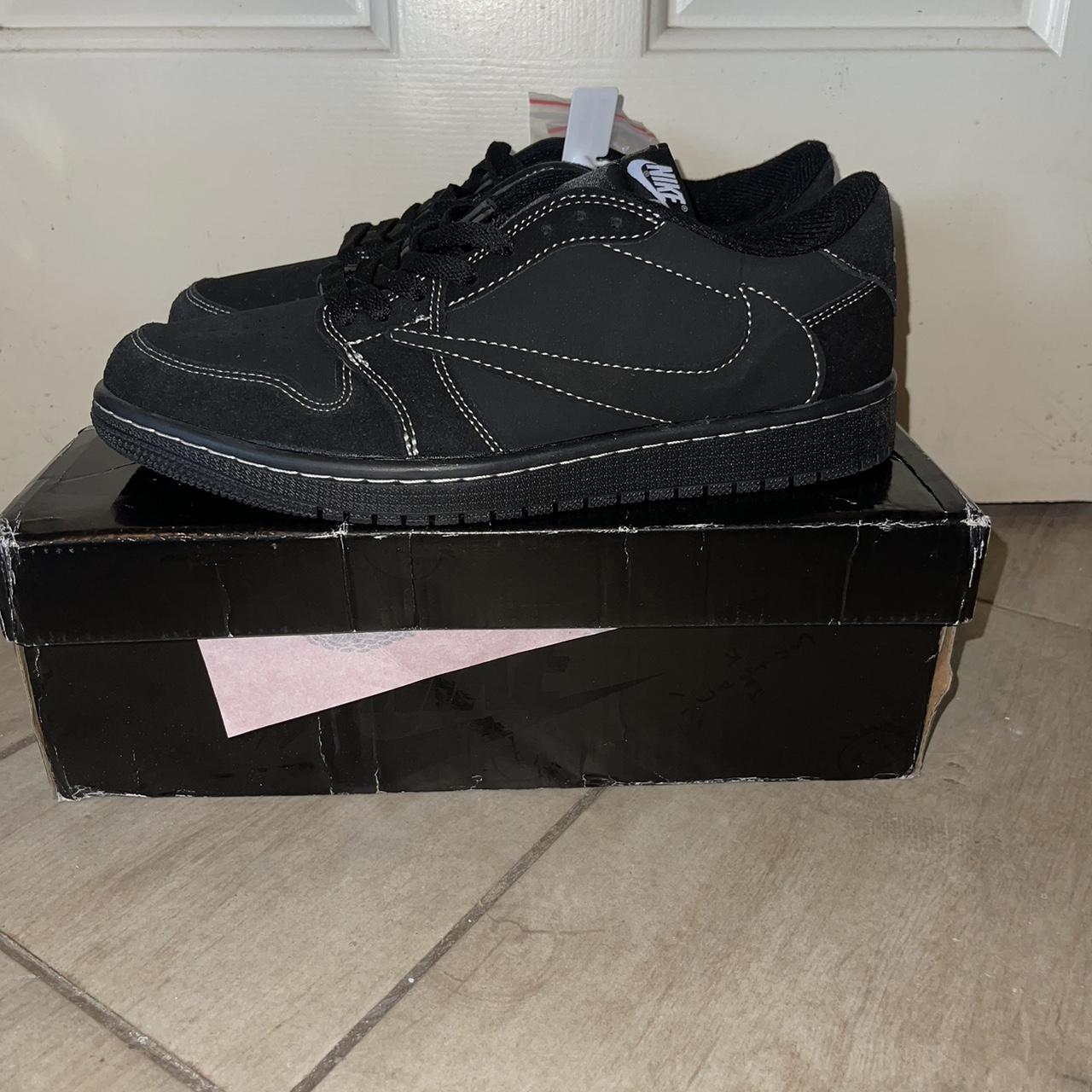 Travis Scott x Air Jordan 1 Retro Low OG SP 'Black... - Depop