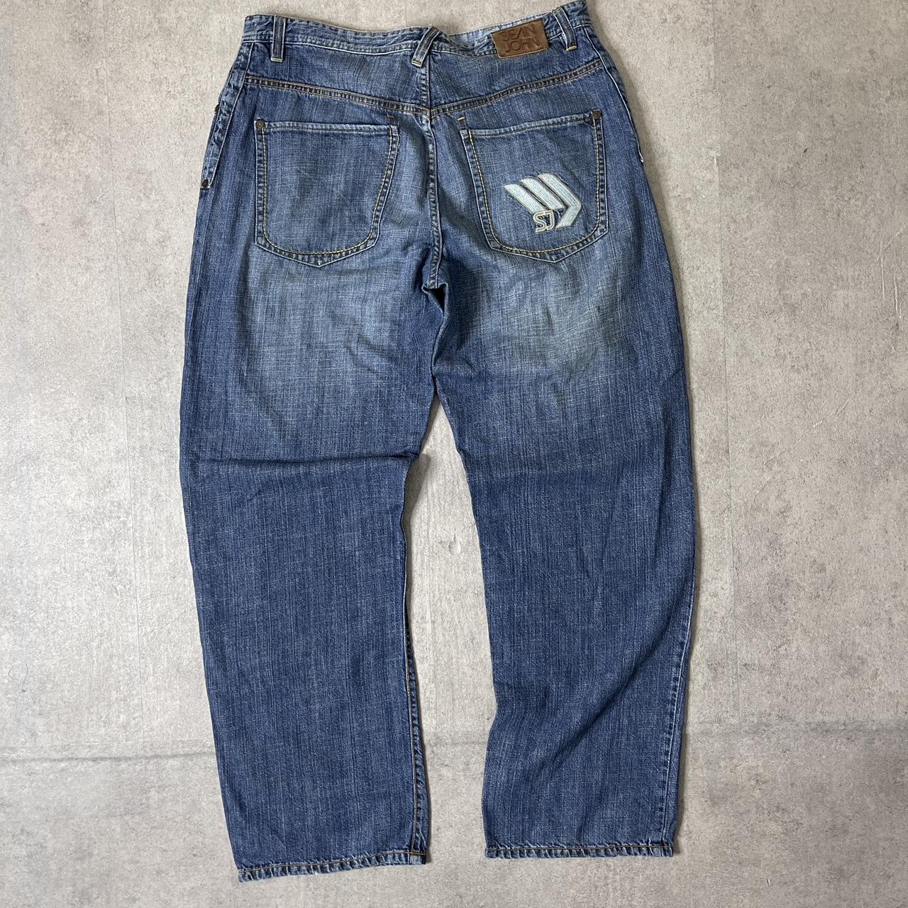 Y2K sean john jeans Back pocket is ripped | Depop