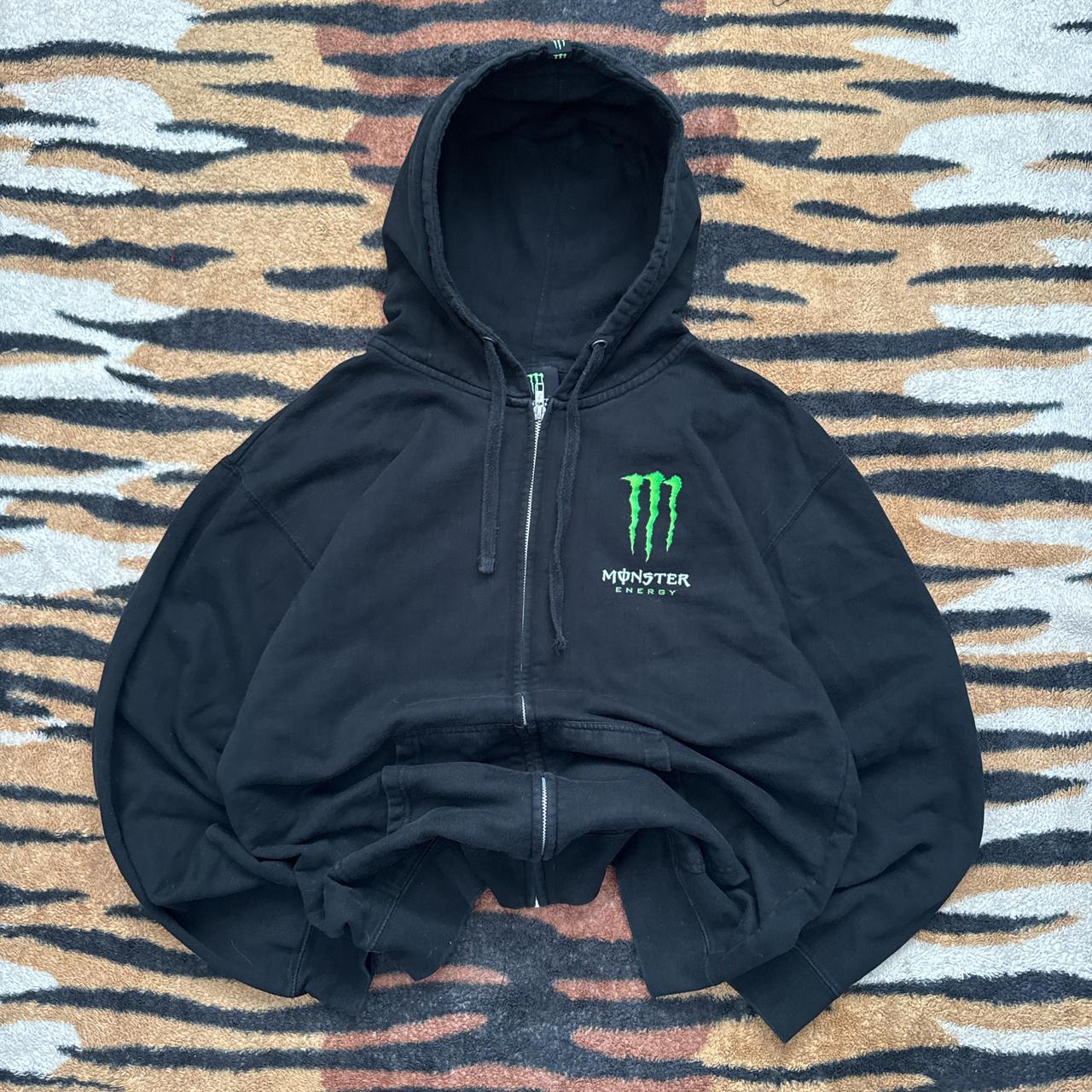 Large- Vintage Y2K Monster Energy Beautifully Faded... | Depop