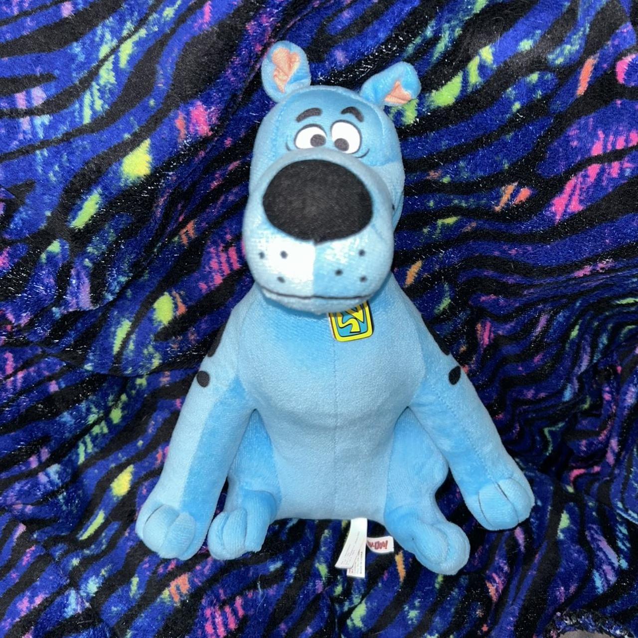 11” Scooby-Doo Plush Scooby Fluorescent Neon Blue... - Depop