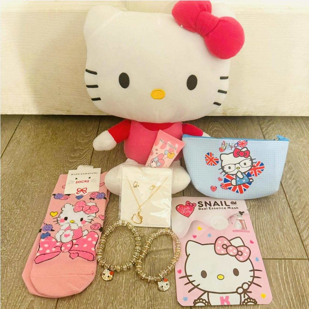 Hello Kitty Sanrio bundle - includes plush toy,... | Depop