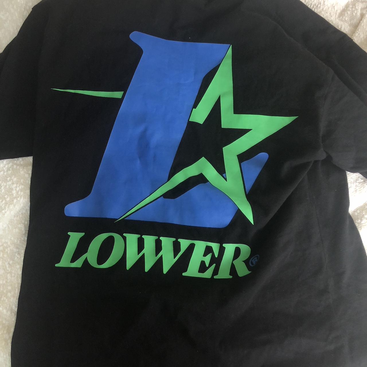 Black and green Lower Tee | Depop