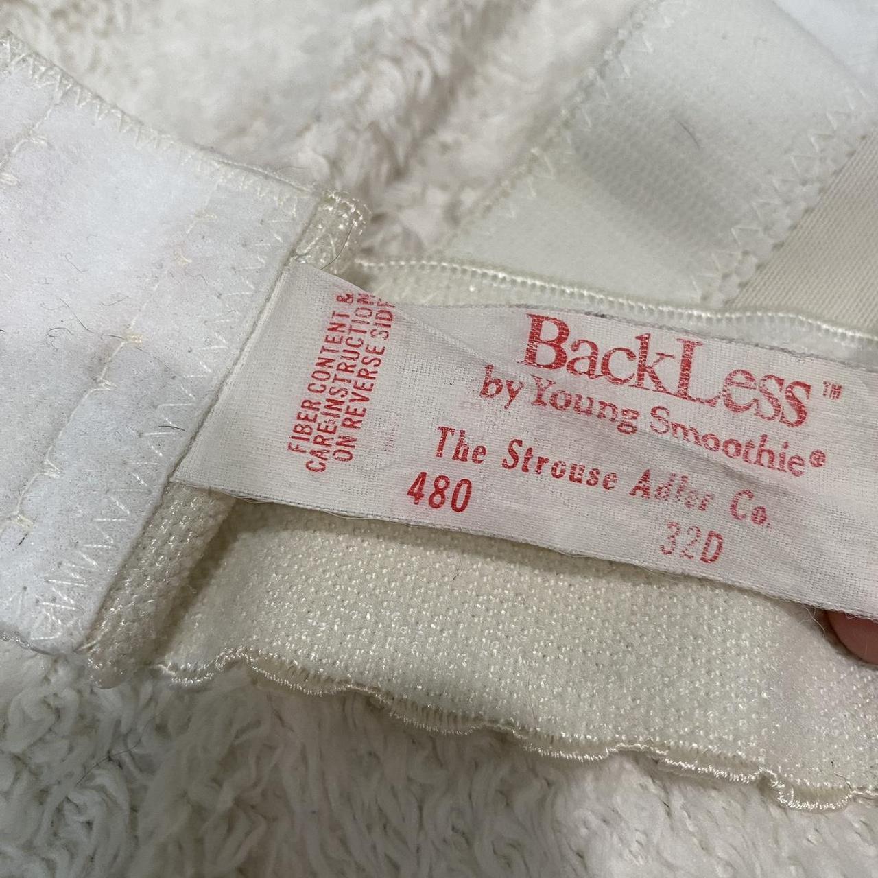 Vintage lace sheer white strapless corset Elastic,... - Depop