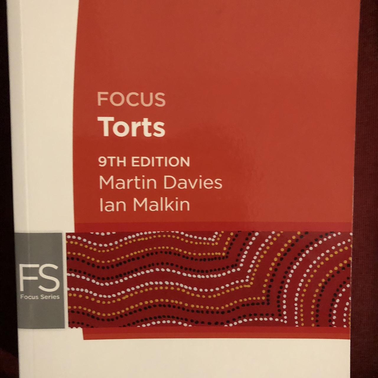 Law textbook - University textbook Torts 9th Edition... - Depop