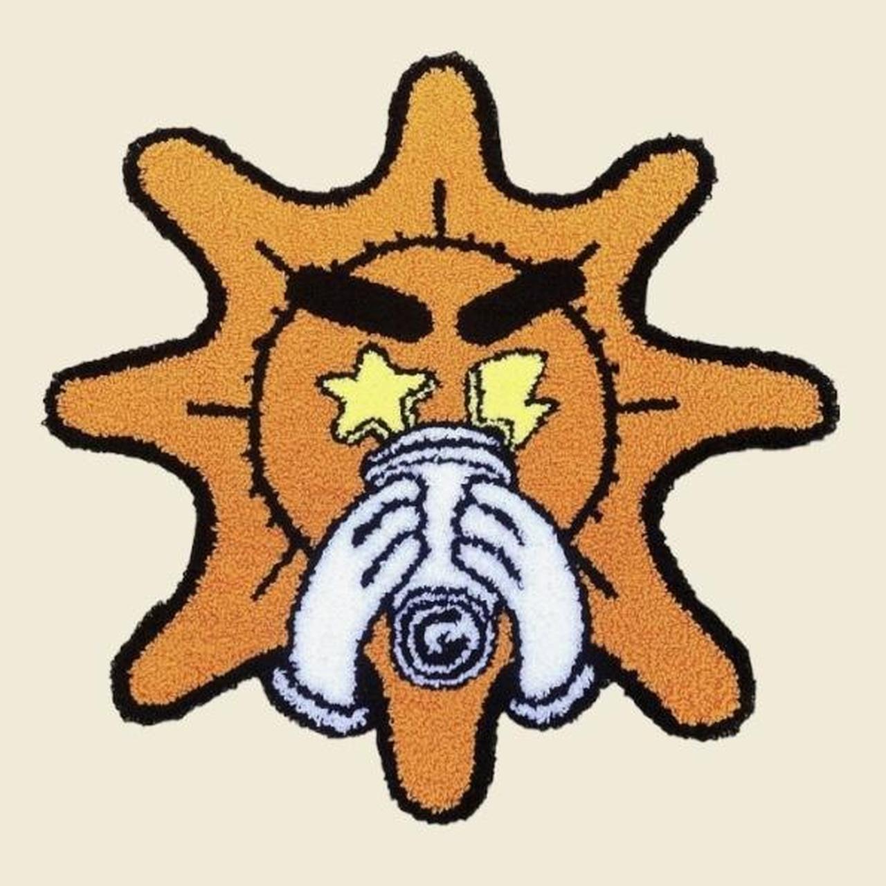 CHIEF KEEF GLO GANG RUG (48x48) I hand tuft acrylic... - Depop