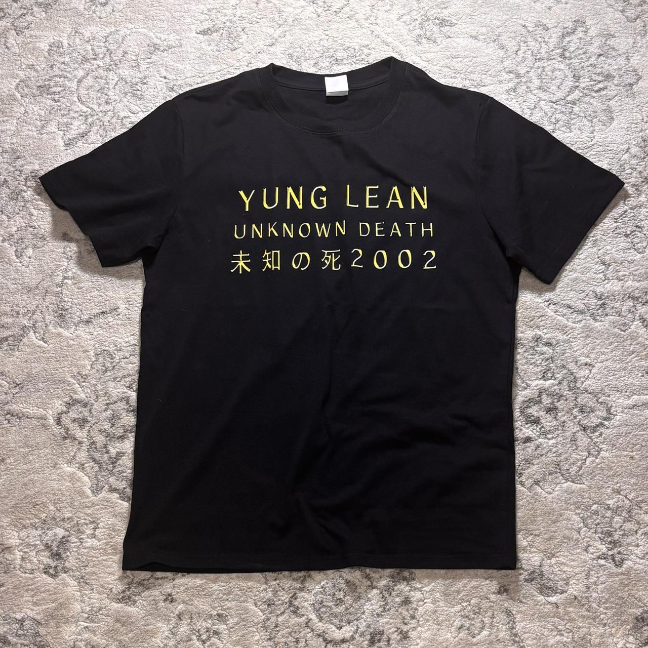Yung Lean ‘Unknown Death 2002’ Graphic Tee – A... - Depop
