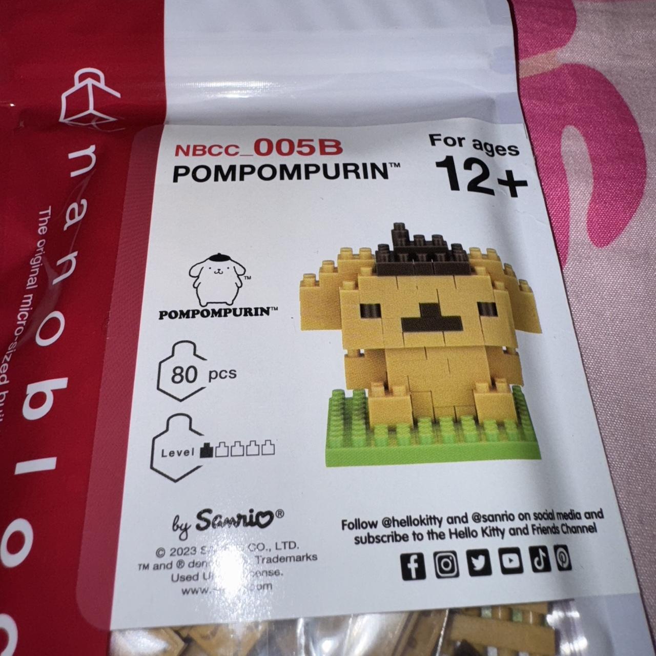 Nanoblock Pompompurin Sanrio Building Blocks -... - Depop