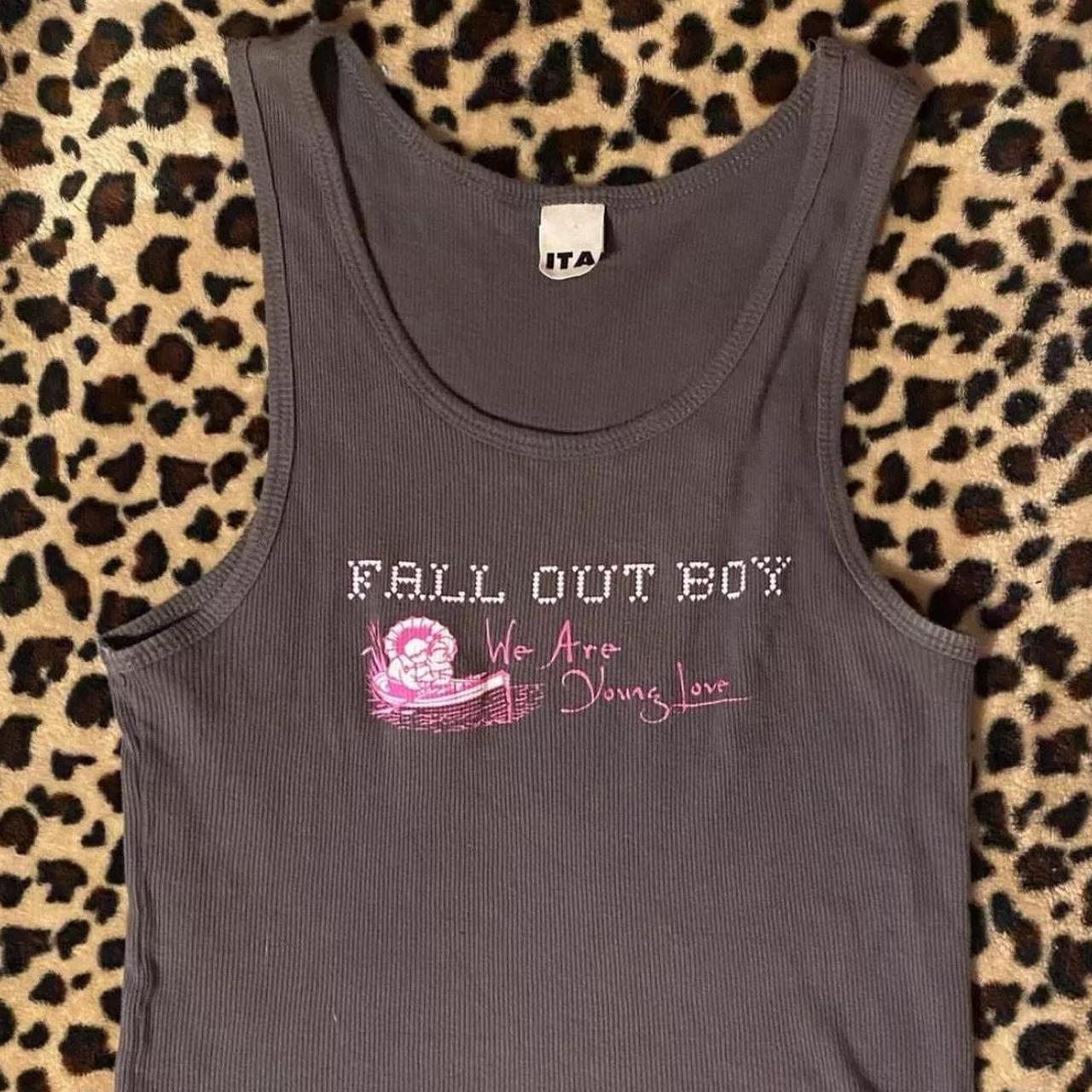 Fall Out Boy “we are young love” tank top... - Depop