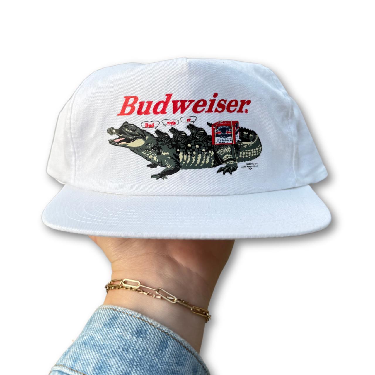 Budweiser 1996 Vintage Snapback Hat OSFA Adjustable... - Depop