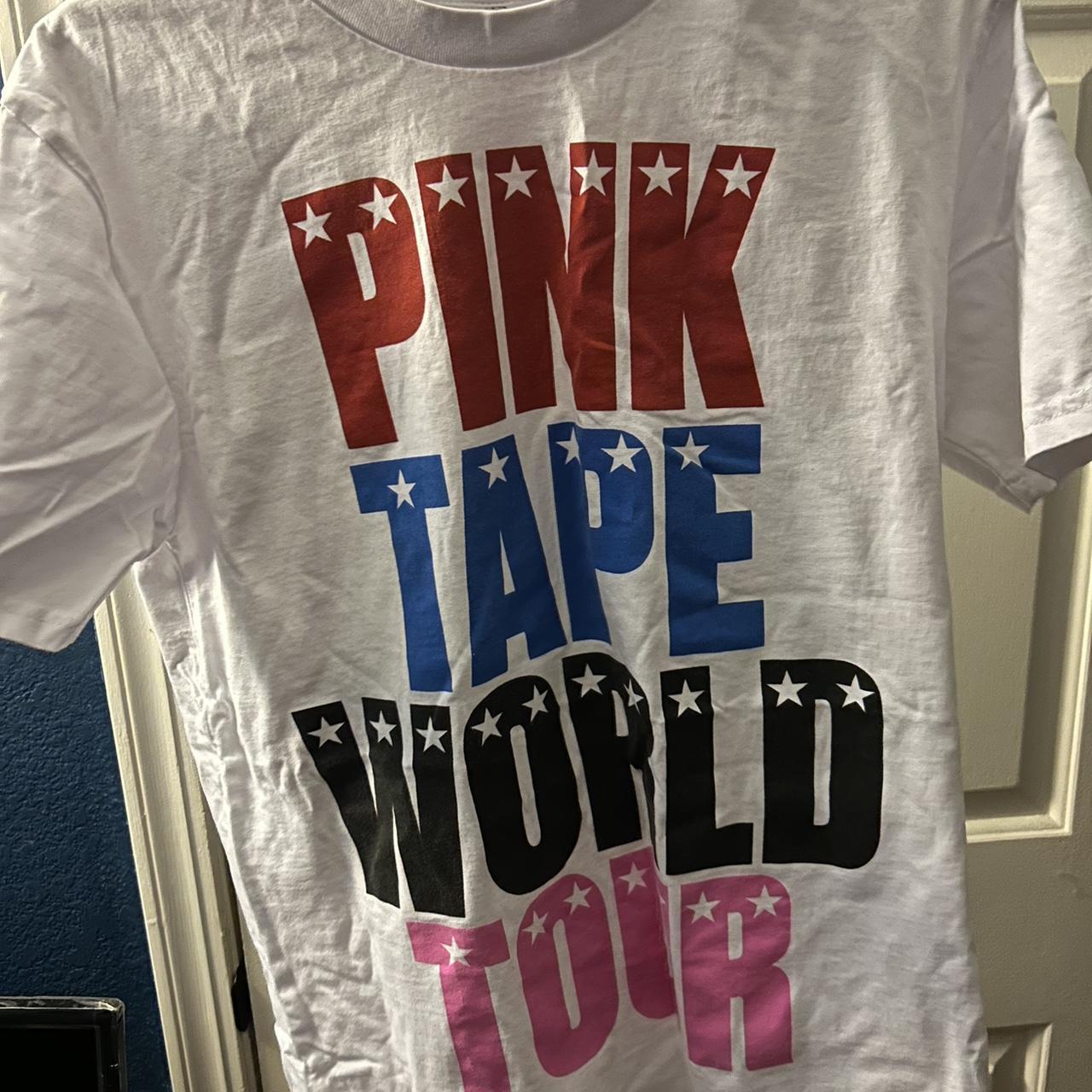 Lil uzi pink tape tour merch shirt Medium never worn - Depop