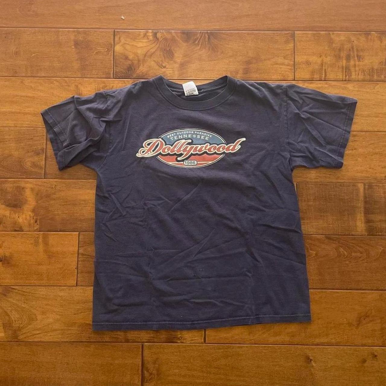 Navy vintage Dollywood graphic tee #indie - Depop