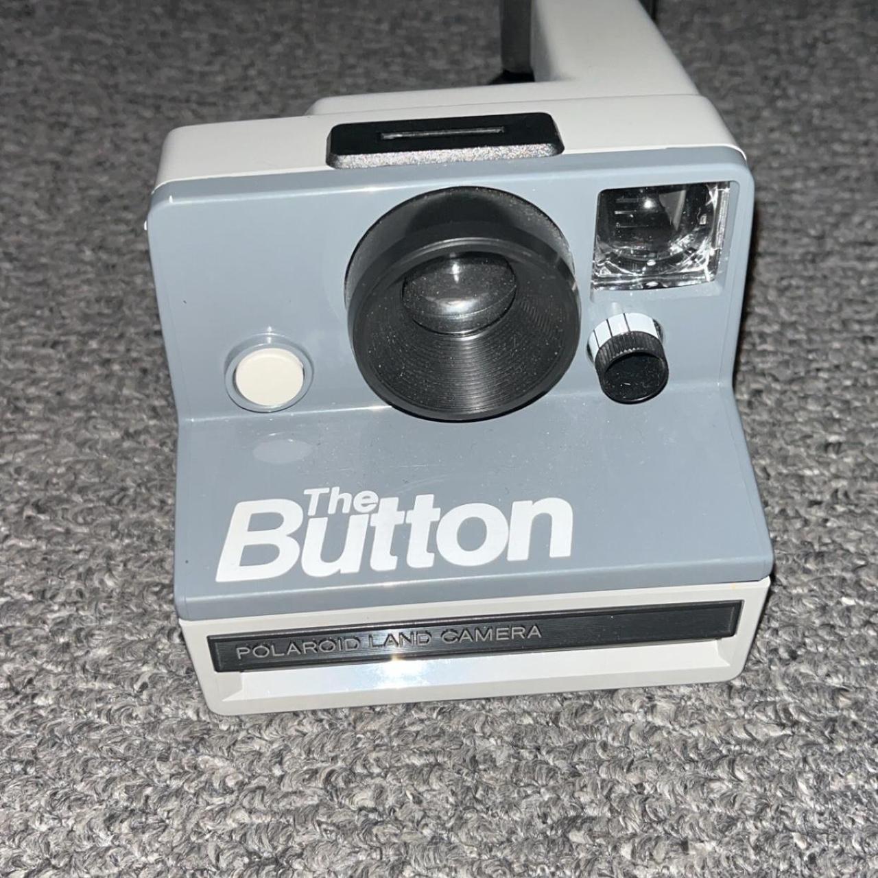 White and grey Polaroid camera,mint condition... - Depop