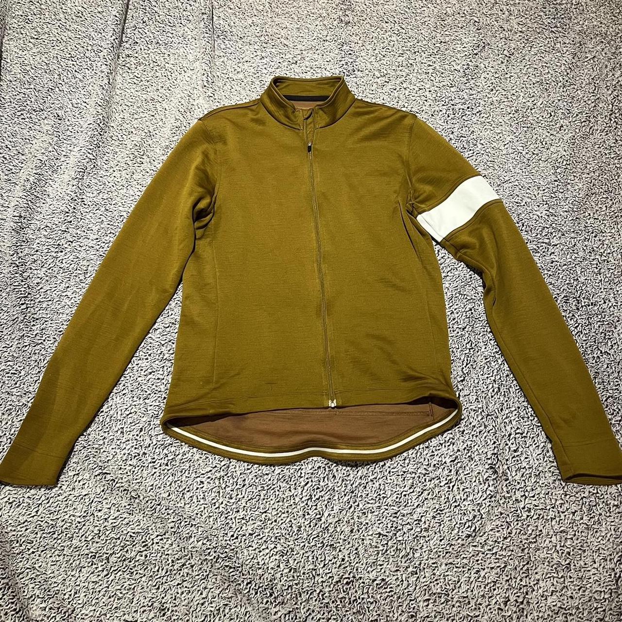 Extra large Greenish yellow long sleeve Rapha... - Depop