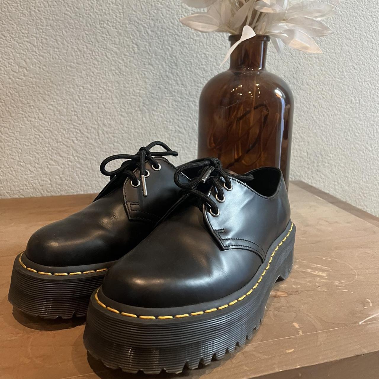 super cute doc martens low platform. originally $170... - Depop