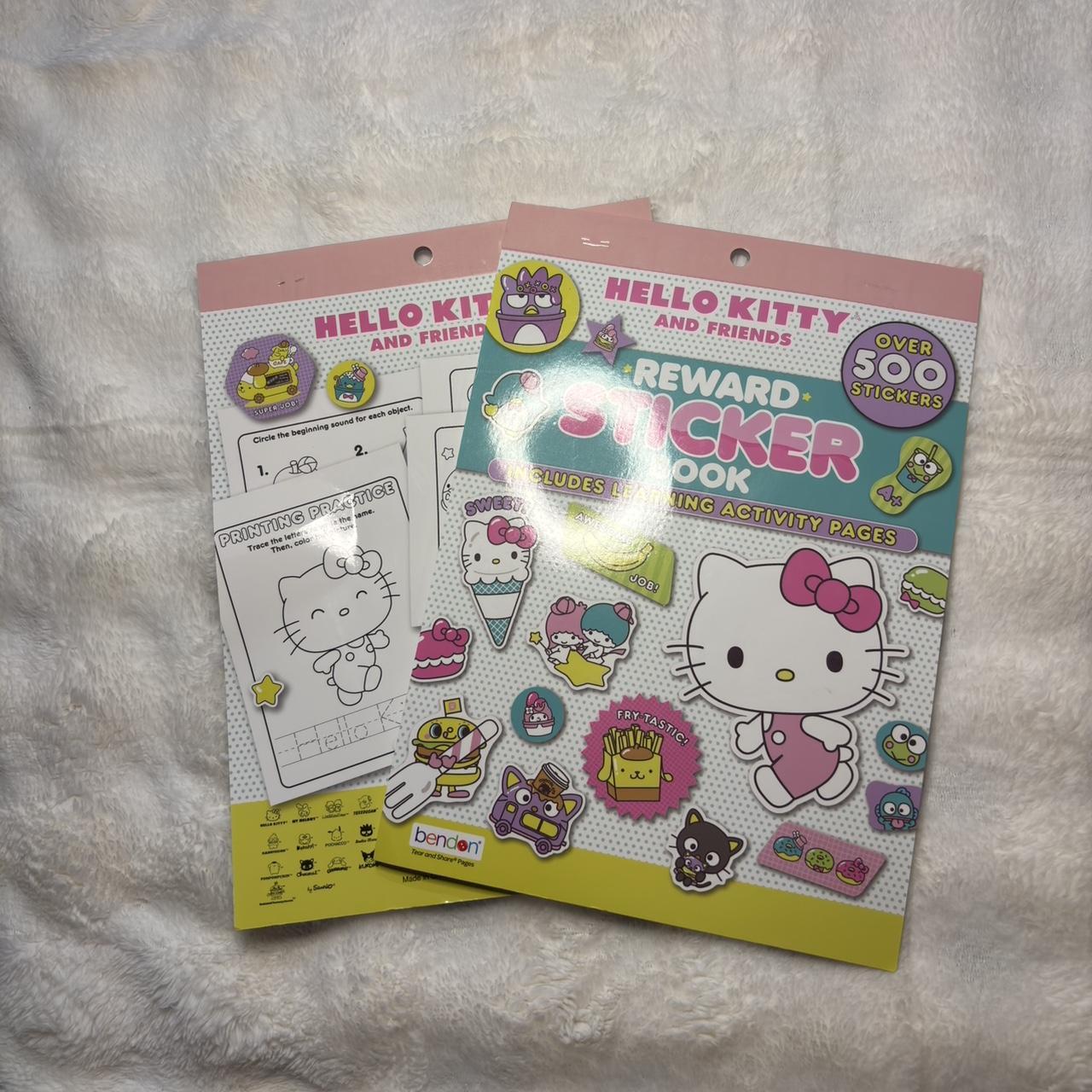 hello kitty sticker reward book #Sanrio !!! MESSAGE... - Depop