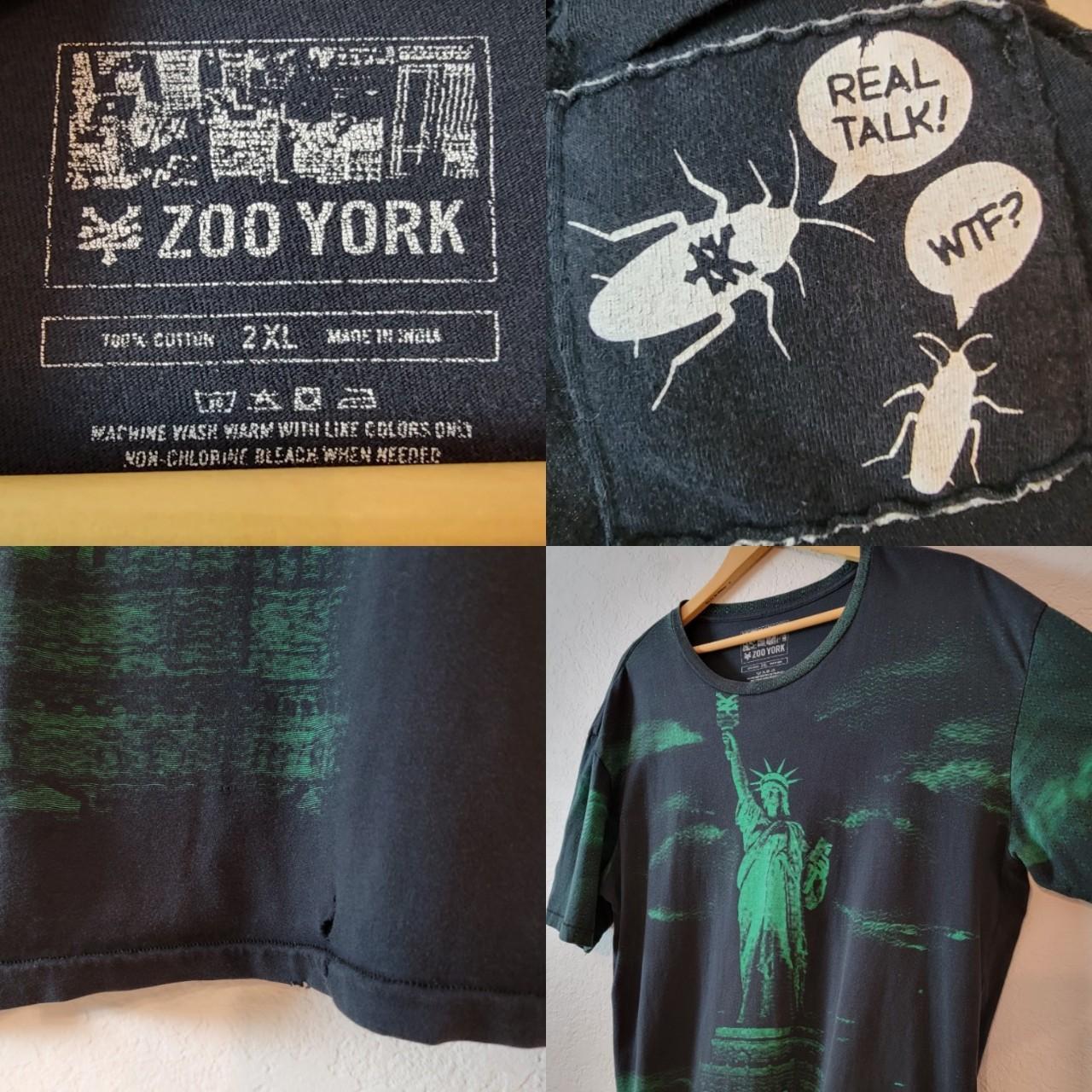 Zoo York Y2K Mall Goth Tshirt Size: Tag reads... - Depop