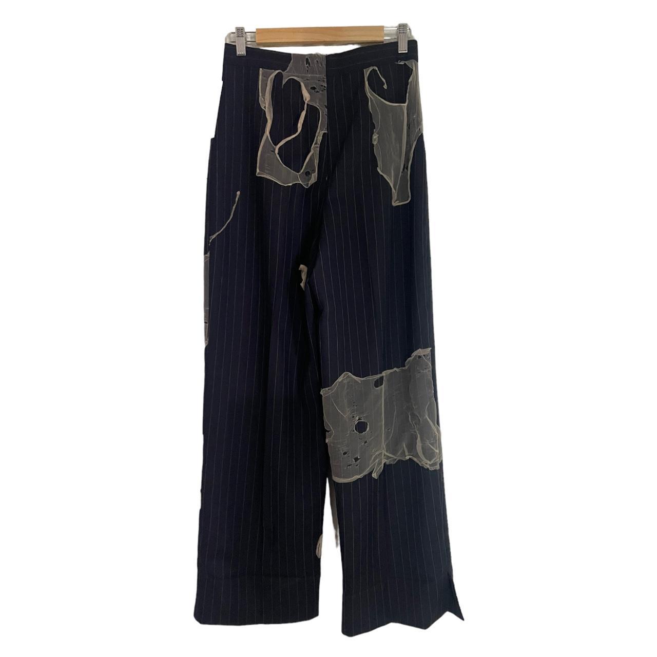 Tanamachi blue pinstripe scab details Pocket holes ... - Depop