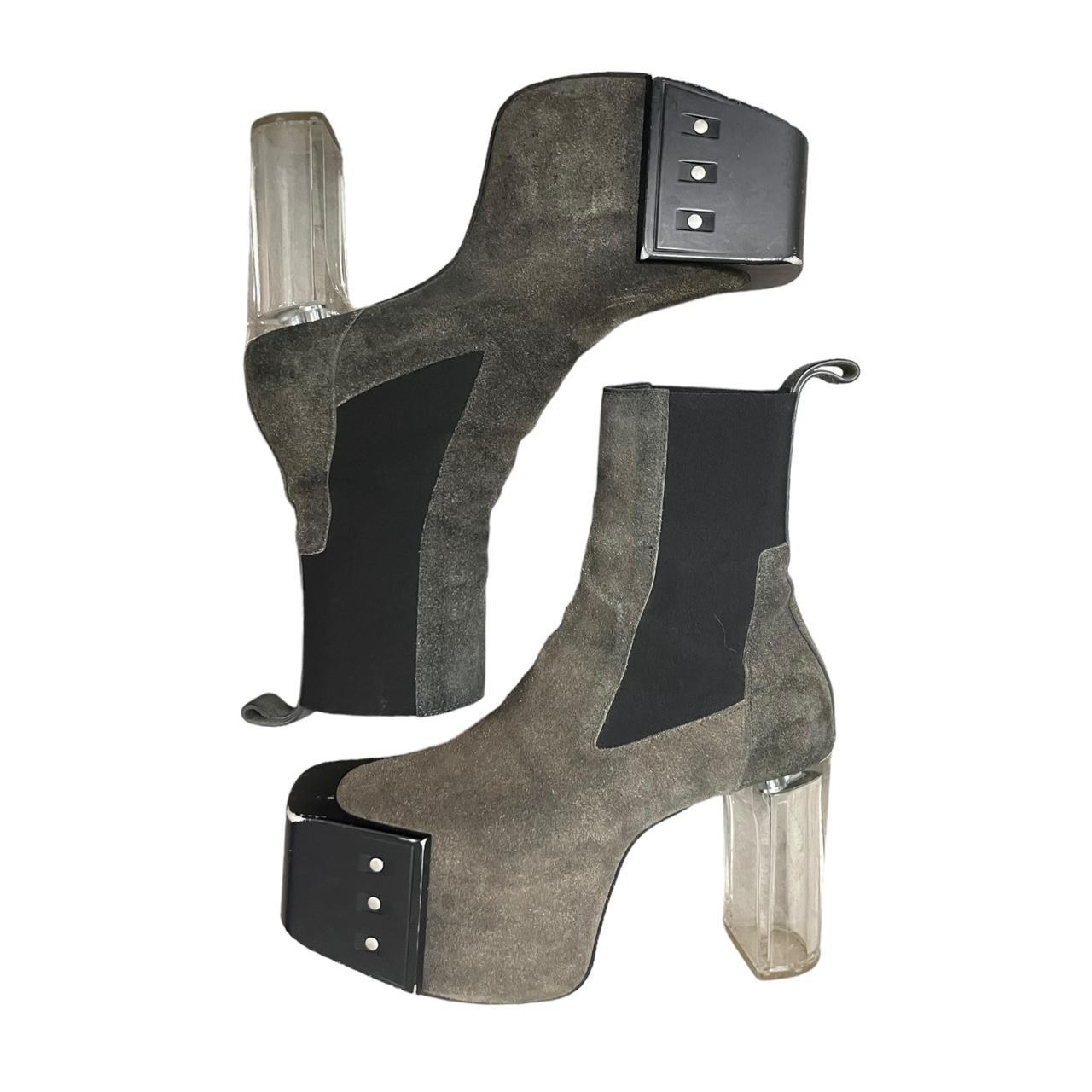 Rick Owens suede kiss heels Sz42 | Depop Rick Owens suede kiss heels Sz42 | Depop
