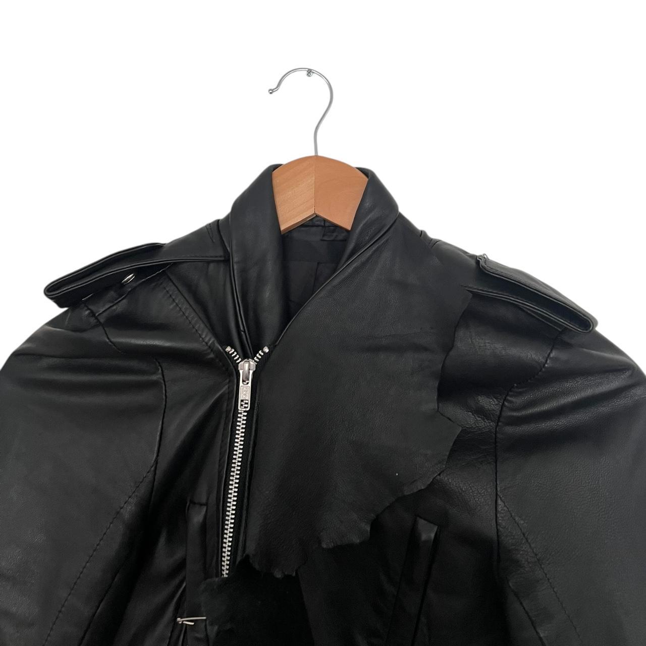 Ekam leather jacket Sz s | Depop