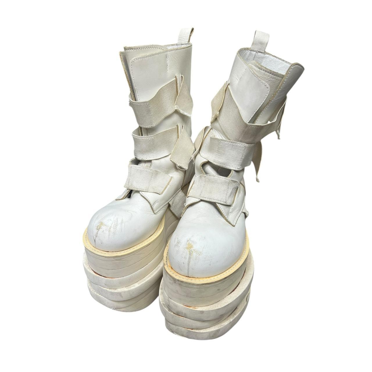 Koji kuga round toe stacked platforms Sz8.5-9 #punk... | Depop