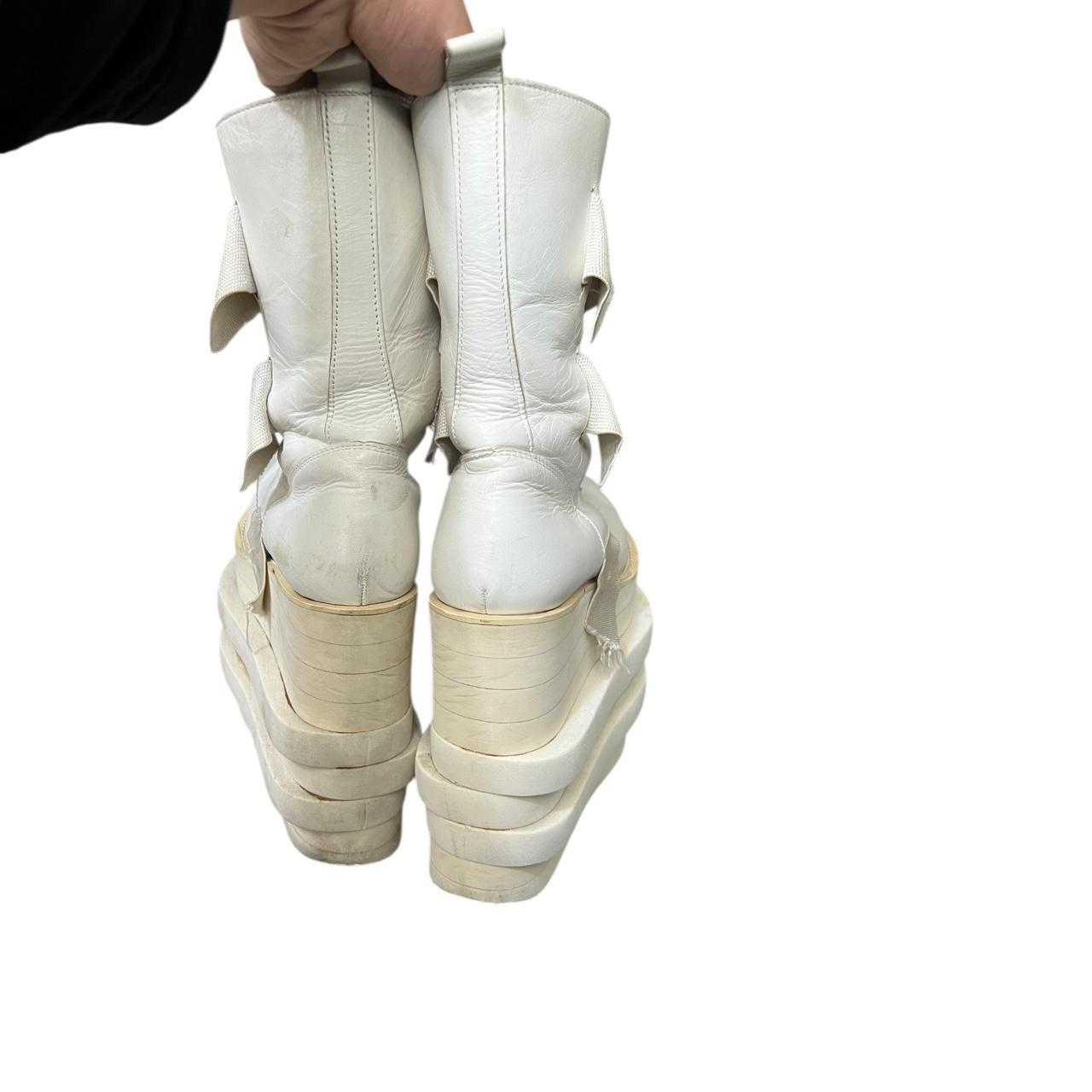 Koji kuga round toe stacked platforms Sz8.5-9 #punk... | Depop