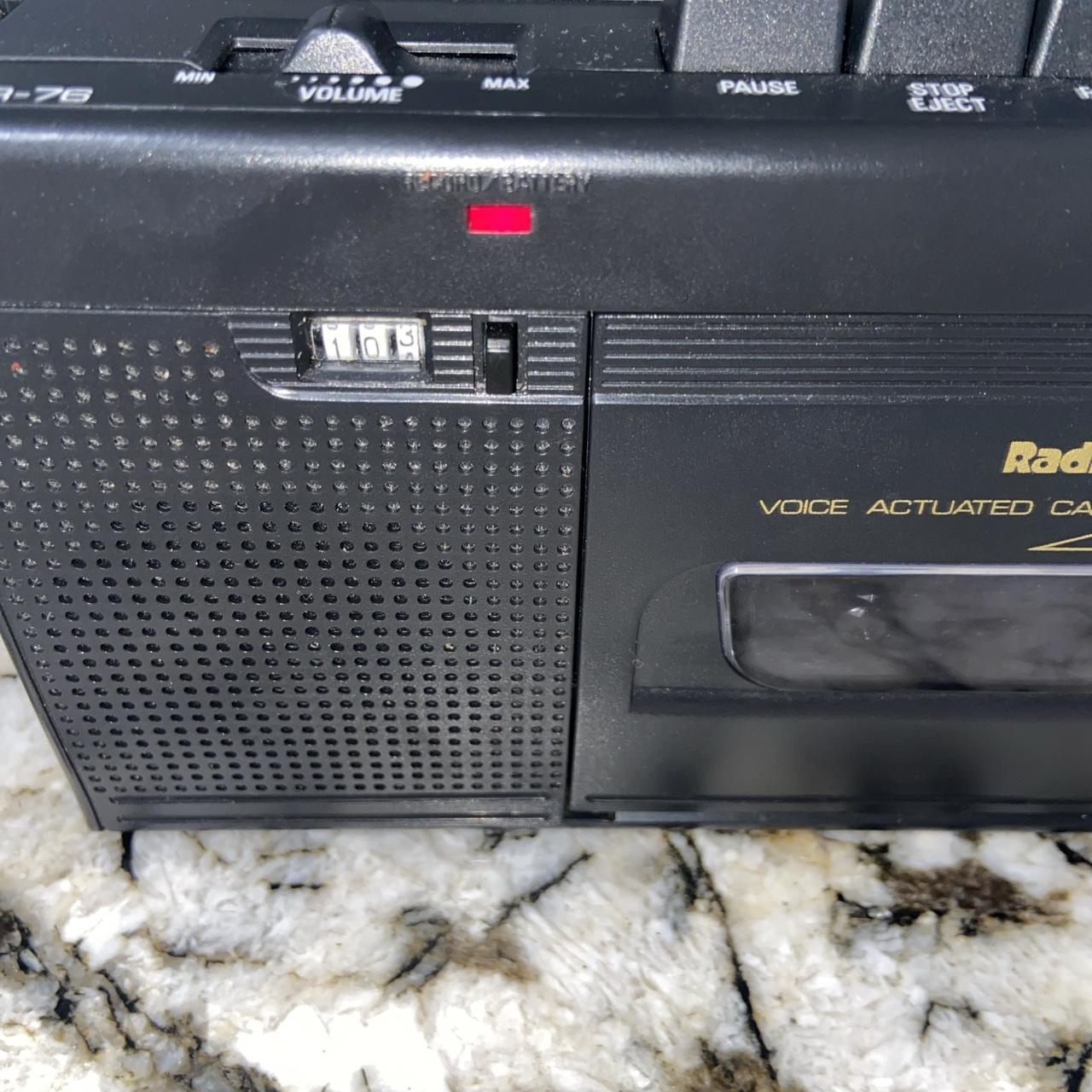 Vtg 80s Radio Shack Cassette Recorder with Maxwell... | Depop