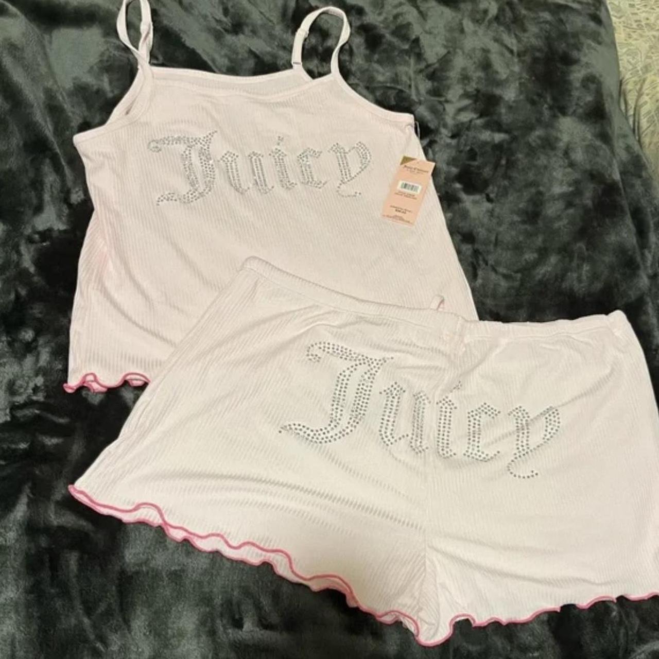 Juicy Couture pink sleep set - Depop