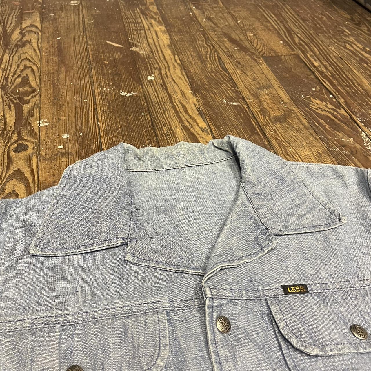 Vintage 70s/80s lee denim jacket. Good condition... - Depop