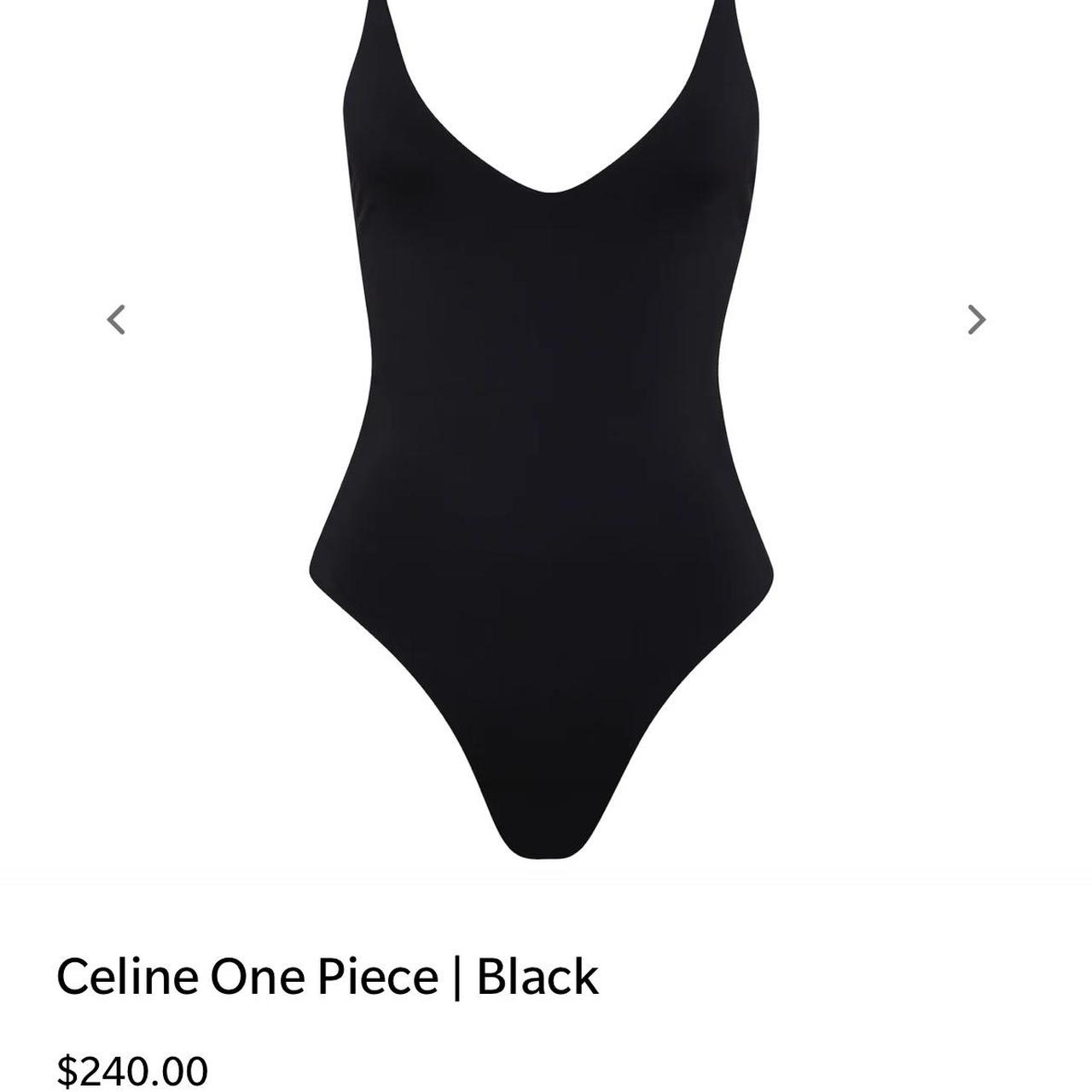Celine One piece black bathing suit from Myra Swim... | Depop