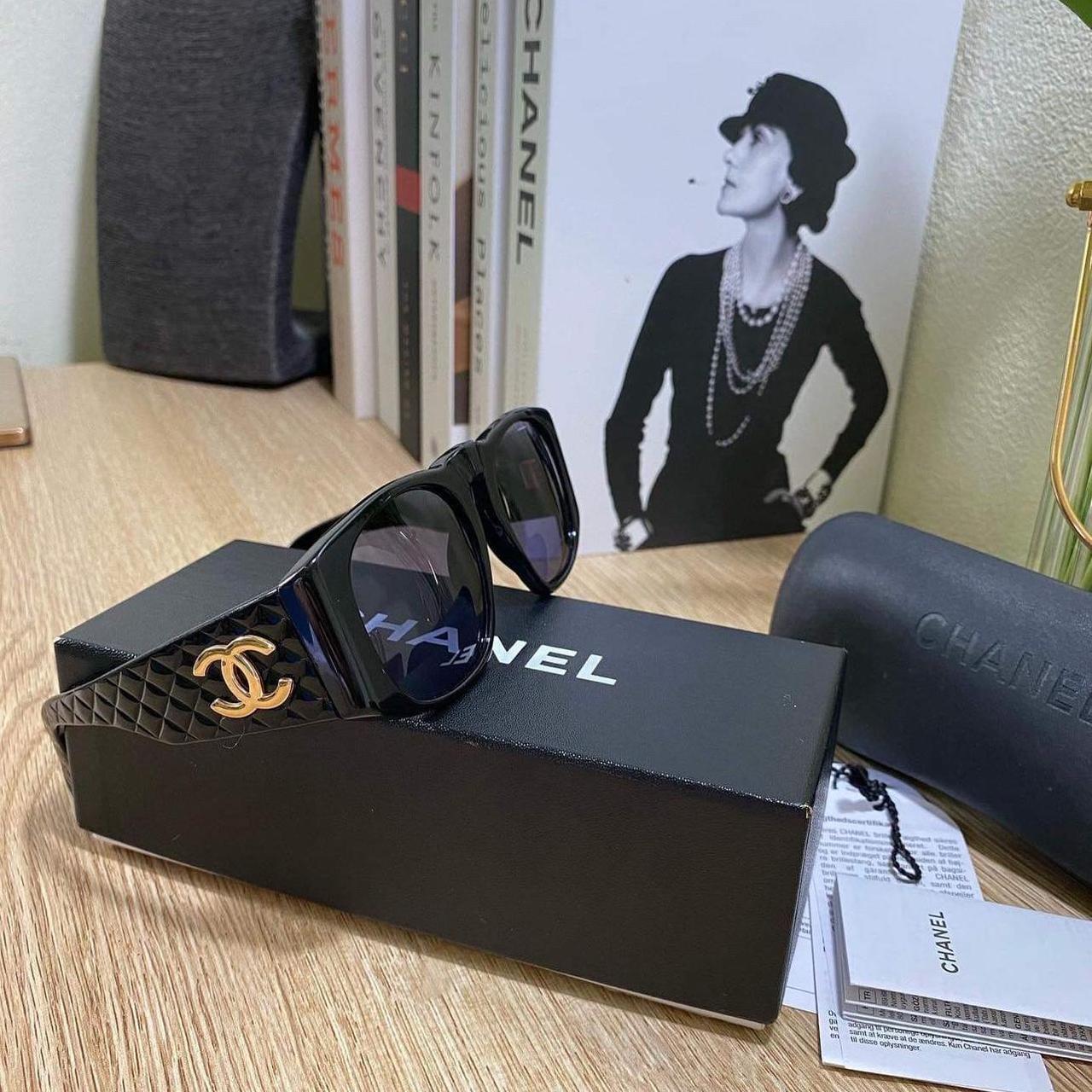 Vintage Chanel glasses great condition comes with... - Depop