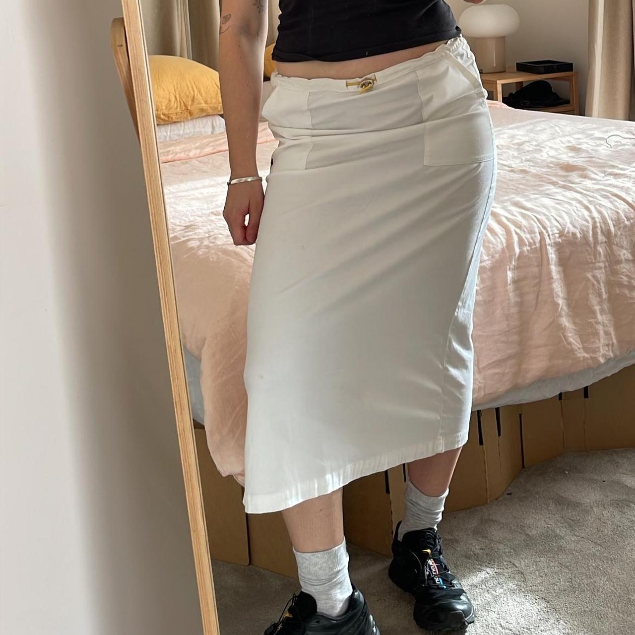 Mode mischief studios utility maxi skirt Size... - Depop