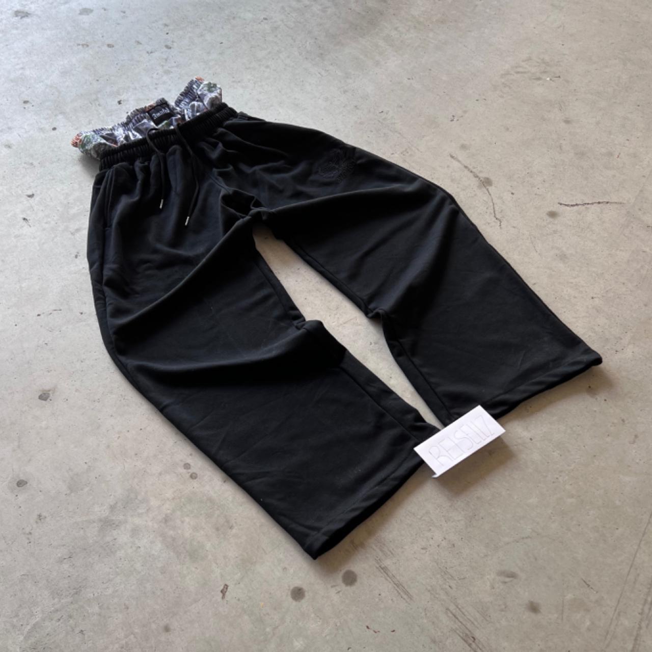 Large Black Awaited Boxer Sweatpants - Perfect... - Depop