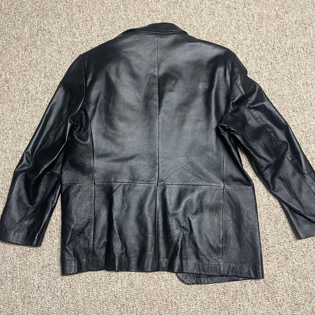 Croft and barrow Leather Jacket Mens XL 100%... - Depop
