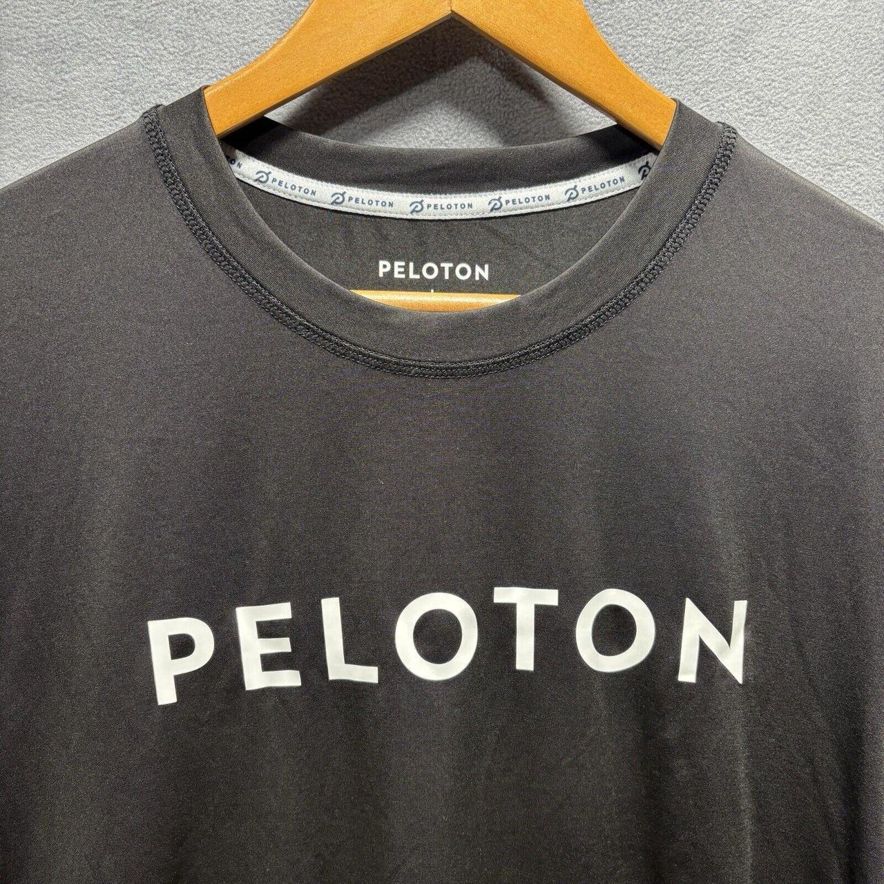 This Men's Peloton 100 Century Cycling Biking Black... - Depop
