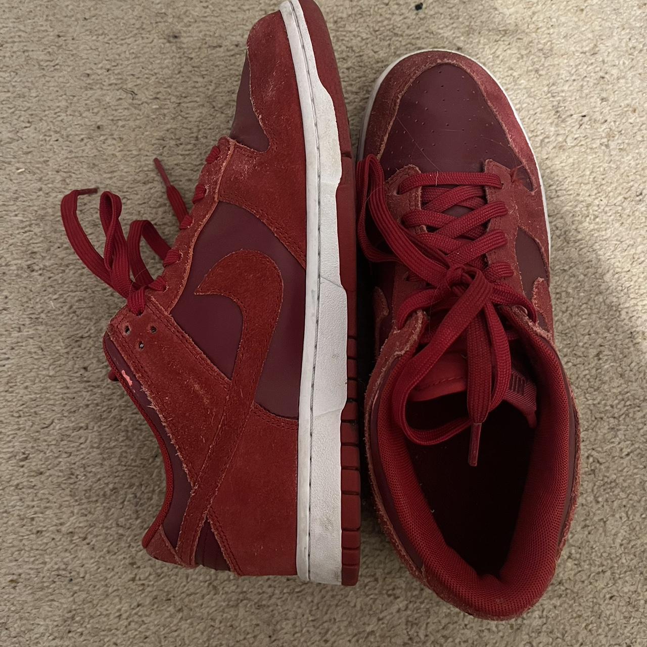 Nike Women's Red Trainers | Depop