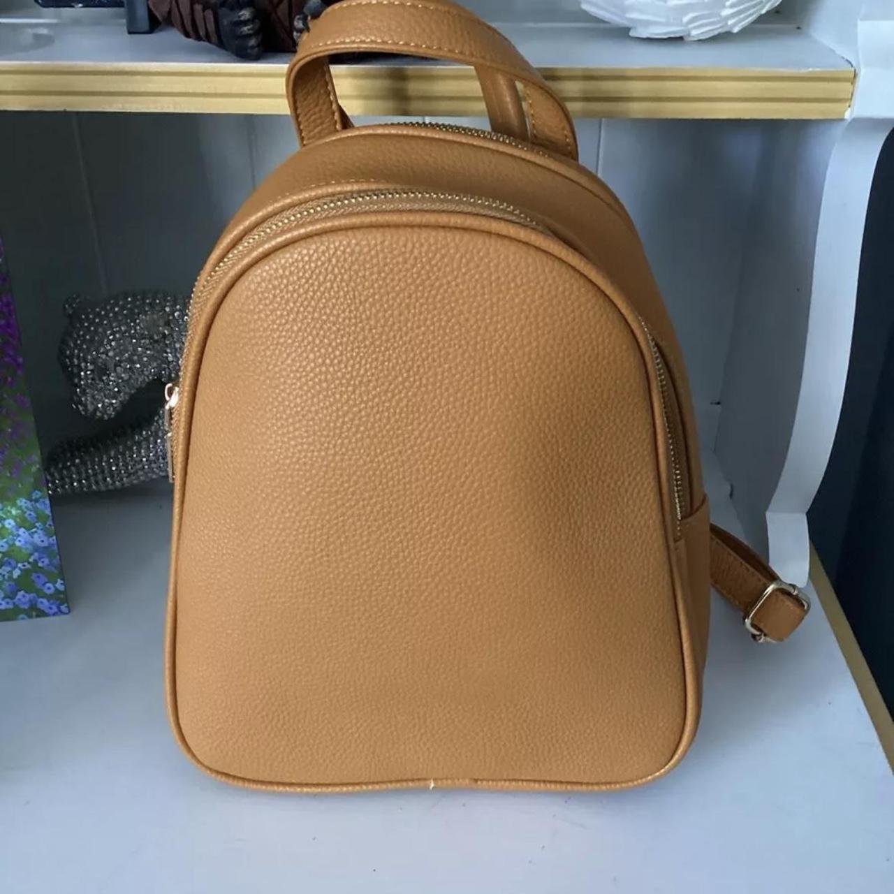 Long & Son London Mustard Backpack - 3 Compartments - Depop