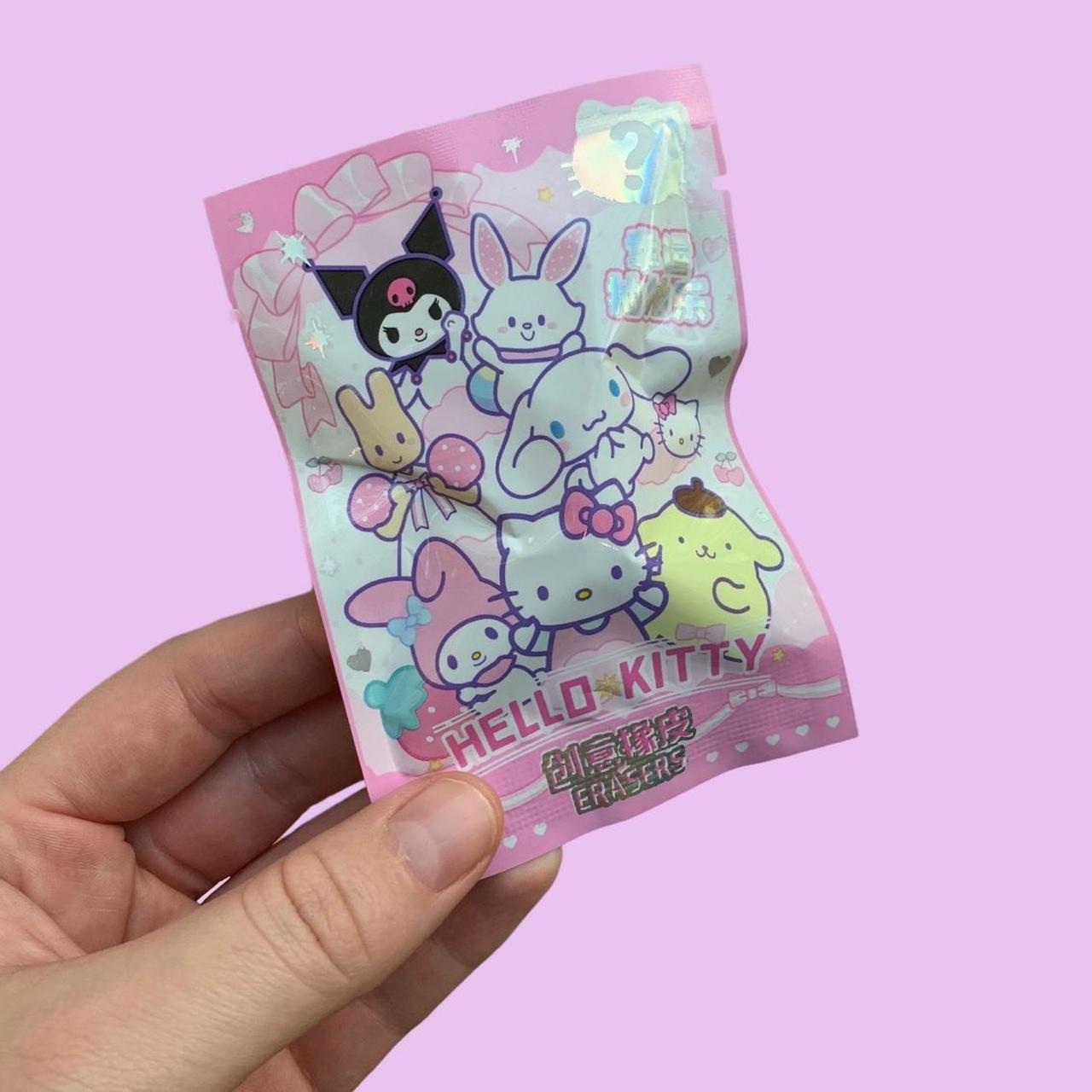 Sanrio Eraser Blind bag One eraser included - Depop