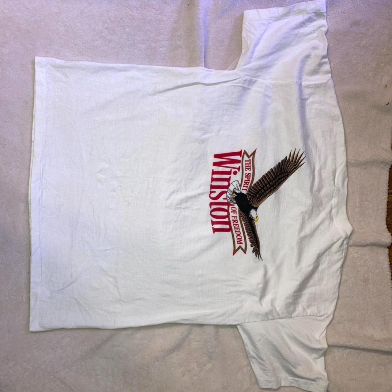 Winston Cigarette t-shirt. The Spirit of Freedom.... - Depop