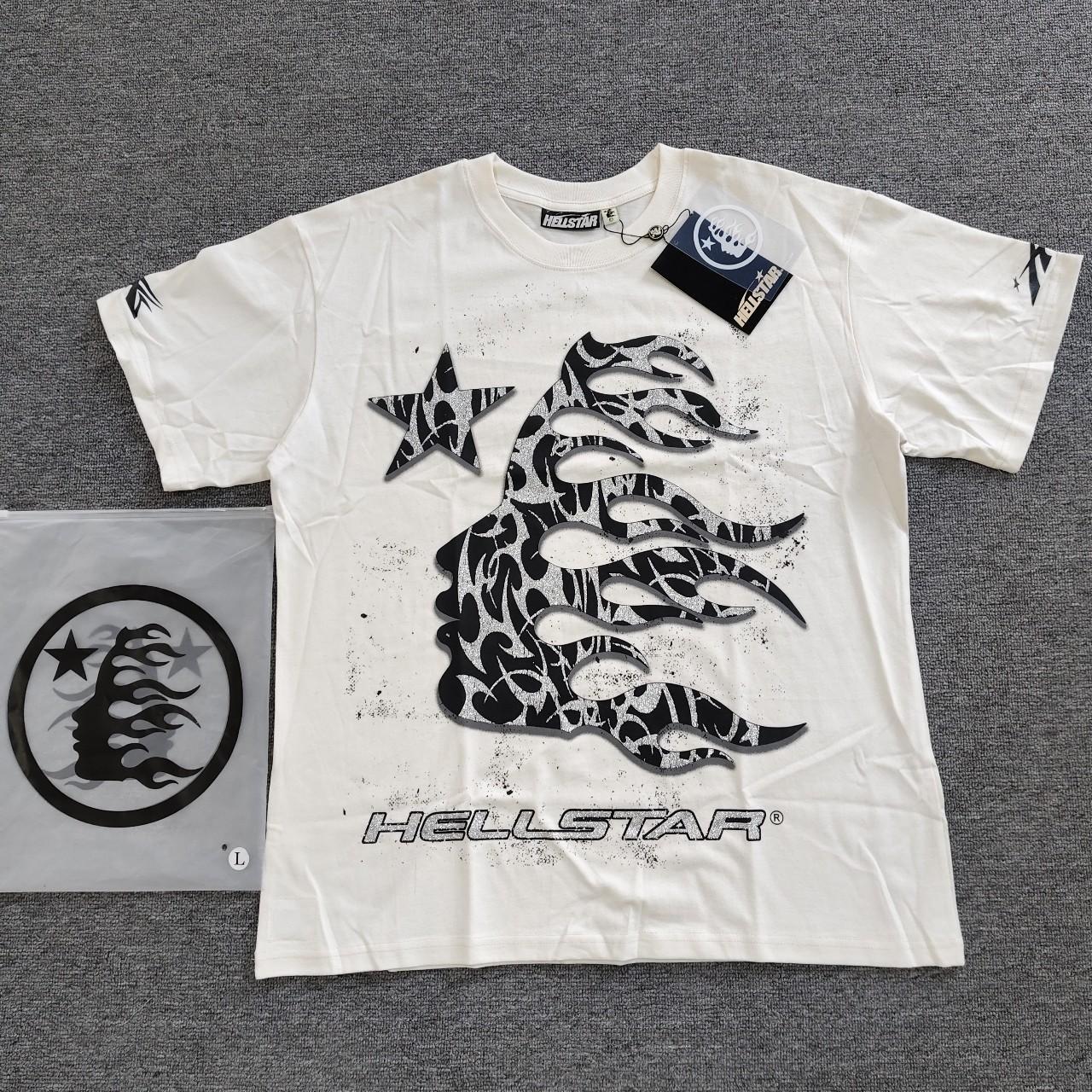 HellStar T-Shirt "GLITTER P2P” Has all Tags and NFC... | Depop