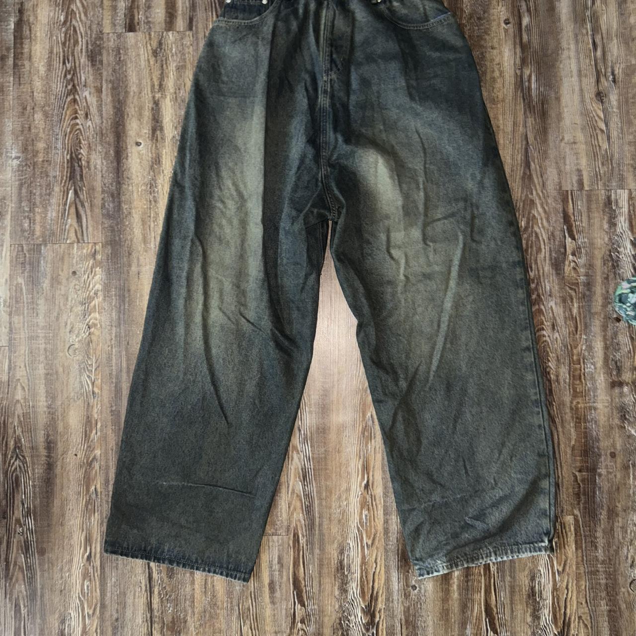 Backwards baggy jeans project G/R never worn size L - Depop