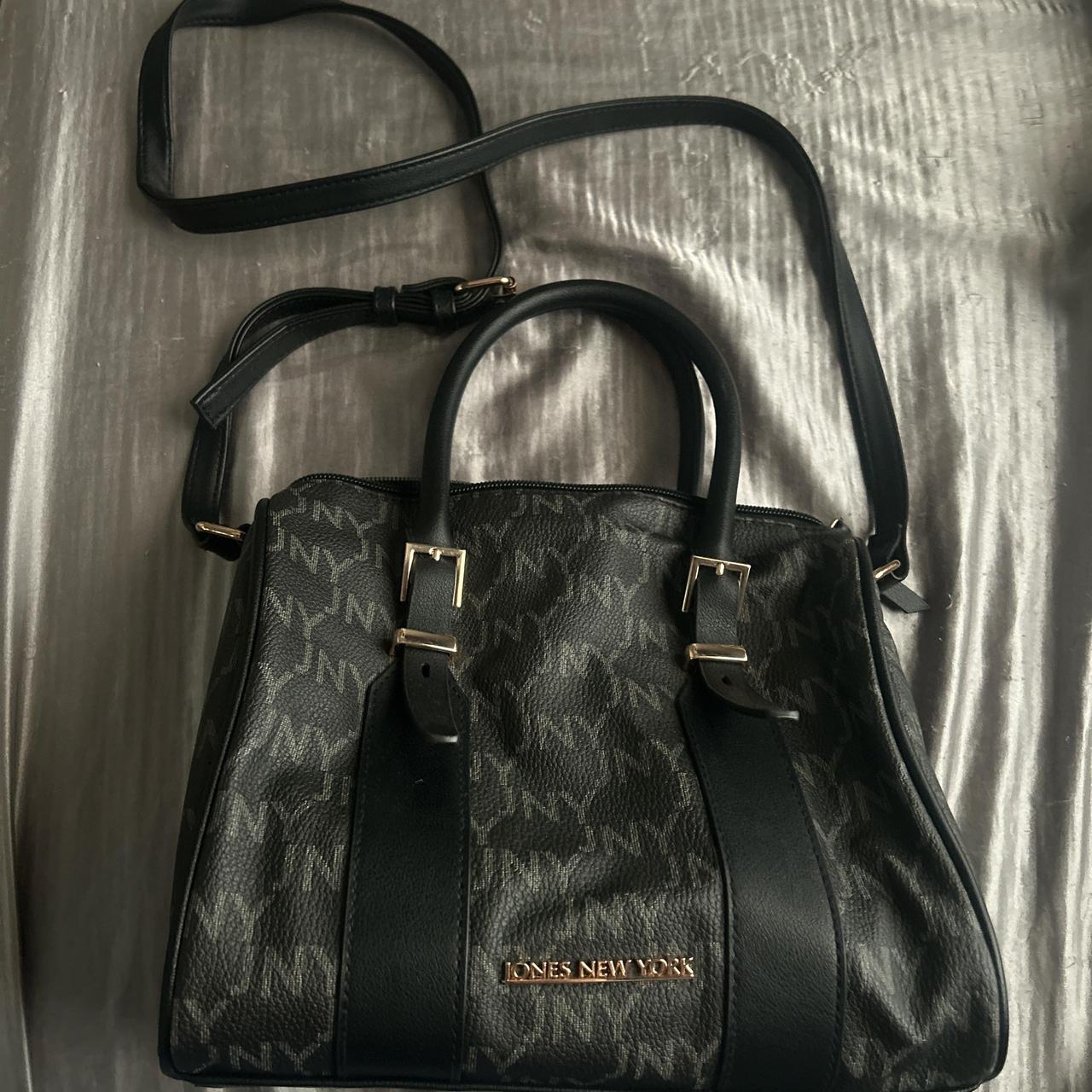 Black and grey Jones New York bag #glam will take... - Depop