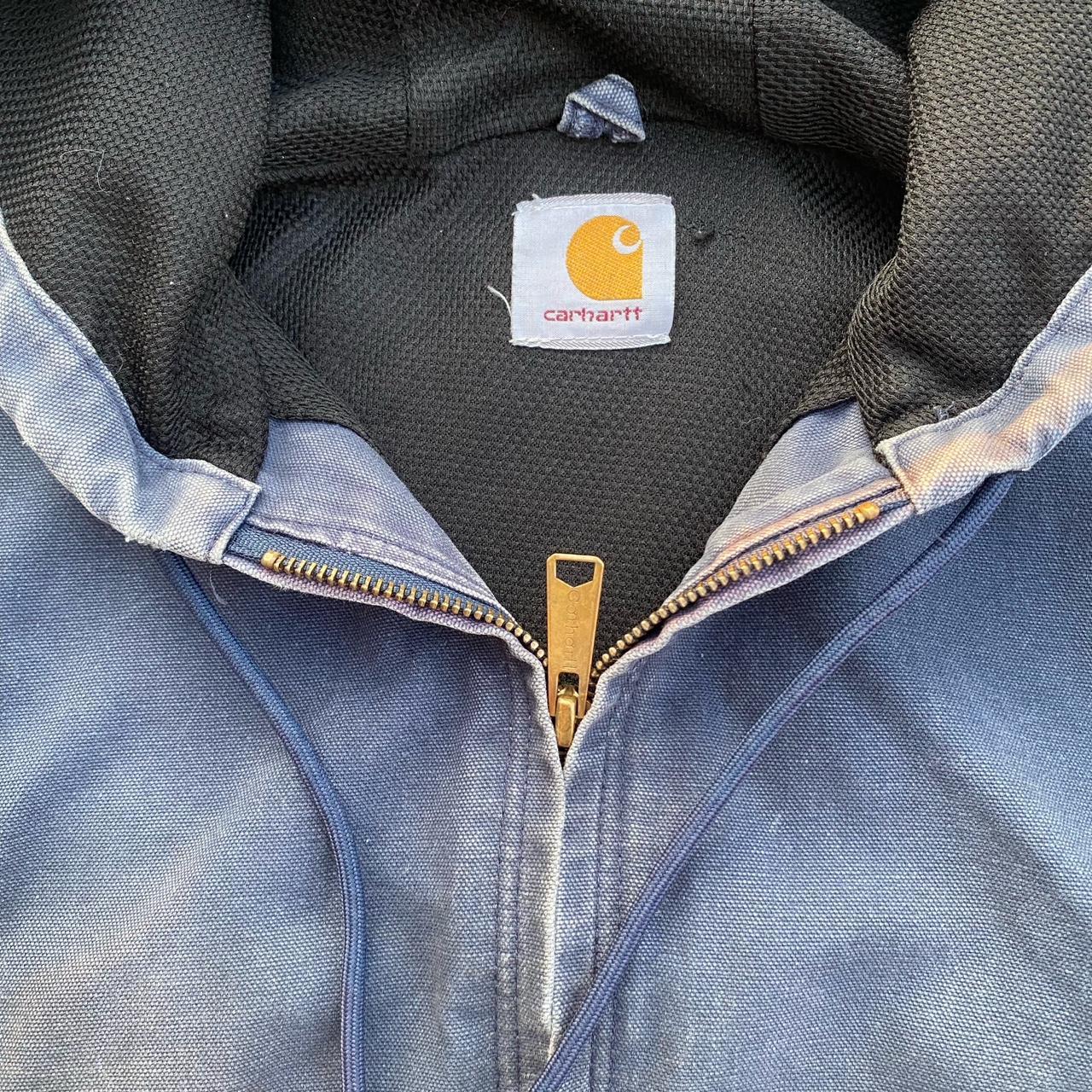 Navy blue Carhartt jacket Size L Size L Light... | Depop