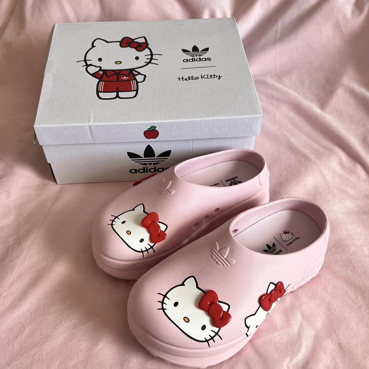 Hello Kitty Adidas clogs #HelloKitty #AdidasCollab - Depop