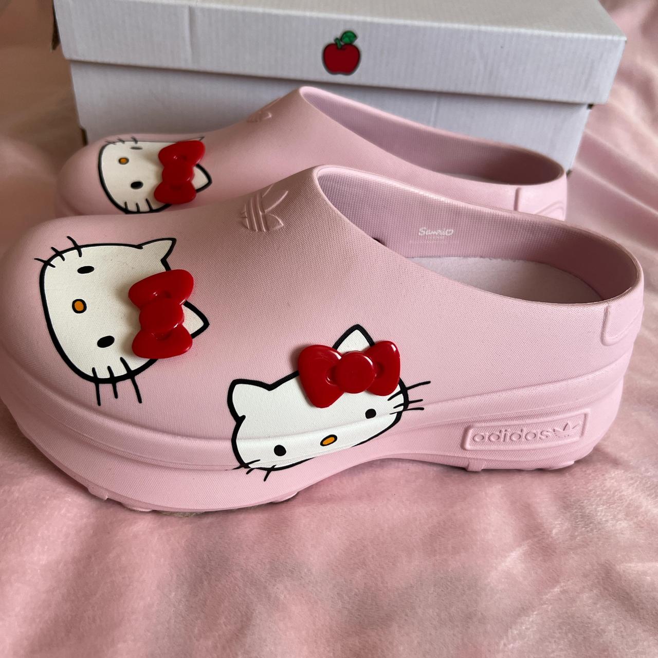Hello Kitty Adidas clogs #HelloKitty #AdidasCollab - Depop