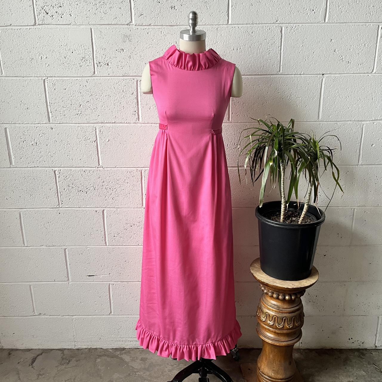 American Vintage Women's Pink Dress | Depop