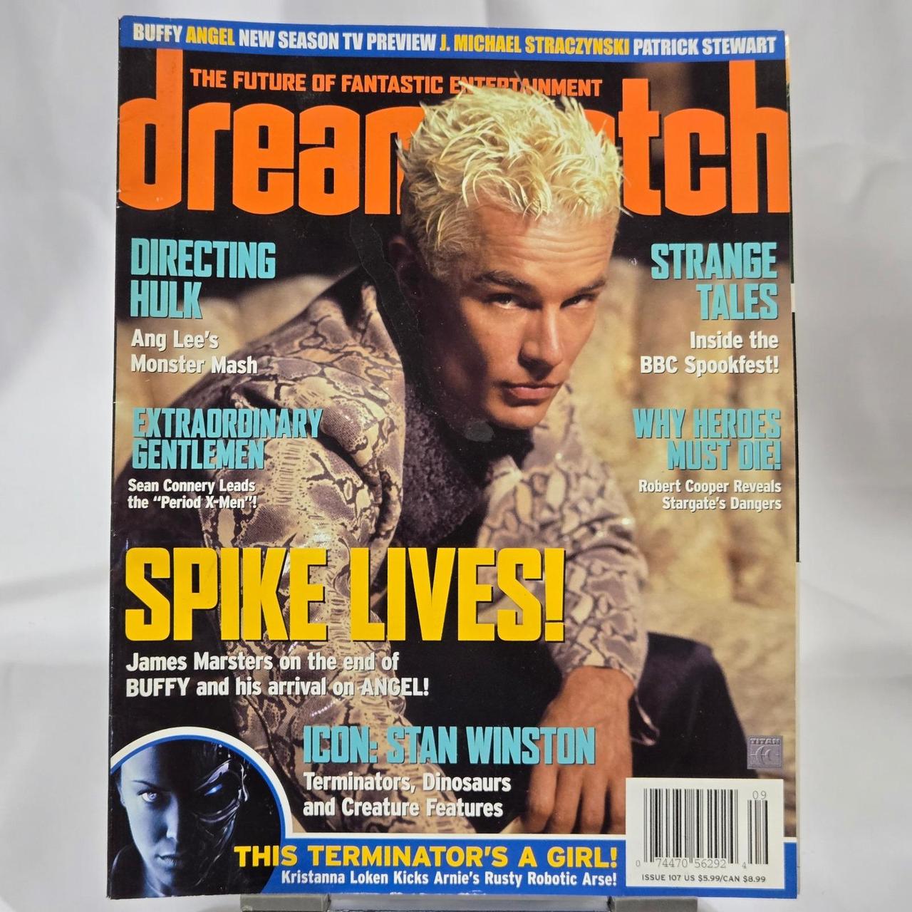 Dreamwatch Magazine Spike Buffy Angel Hulk Sean... | Depop