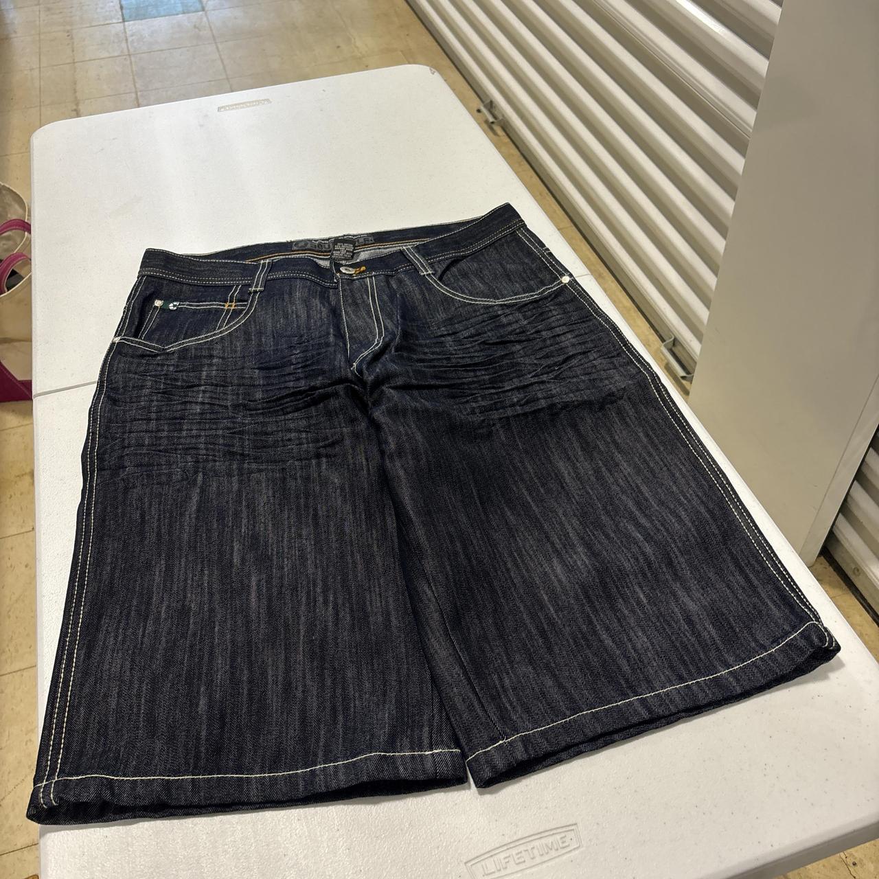 Southpole Denim Jean Shorts Jorts 35x14 Baggy Y2K... | Depop