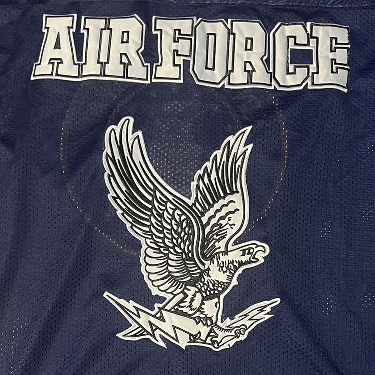 Navy blue vintage Air Force football jersey - USAF... - Depop
