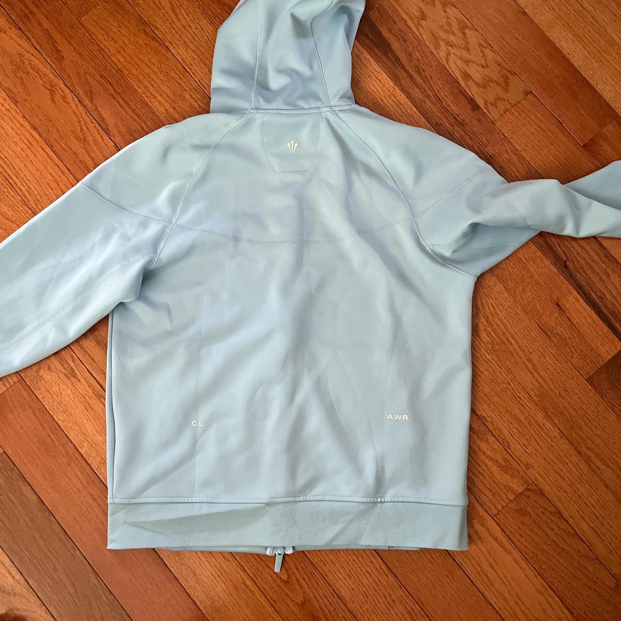 Nike Nocta Baby Blue Tech Fleece Zip Up | Depop